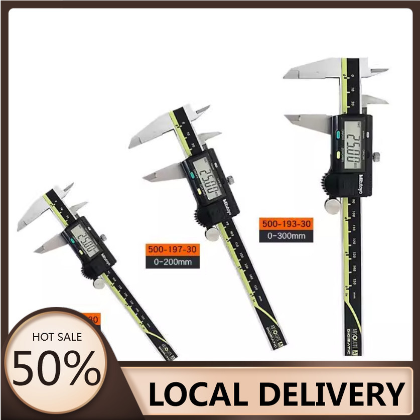 2024 New Style Japan Mitutoyo Digital Caliper 0-150 200 300mm Vernier Caliper High Precision ...