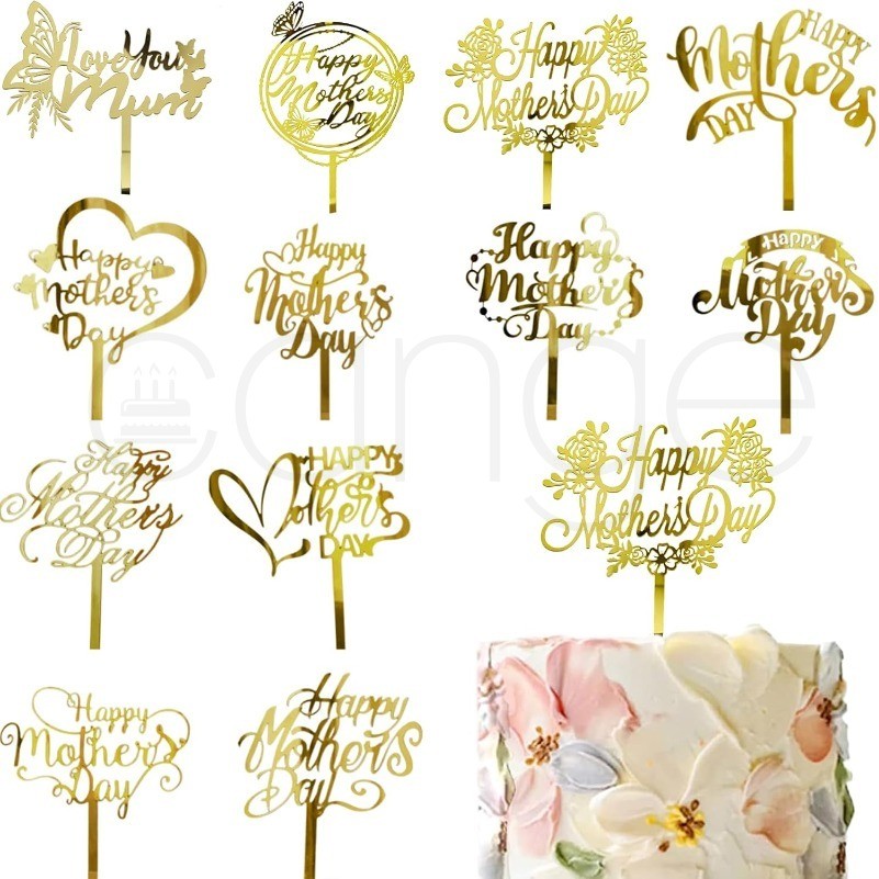 Happy Mother's Day cake toppers Happy Mother's Day acrylic cake ...
