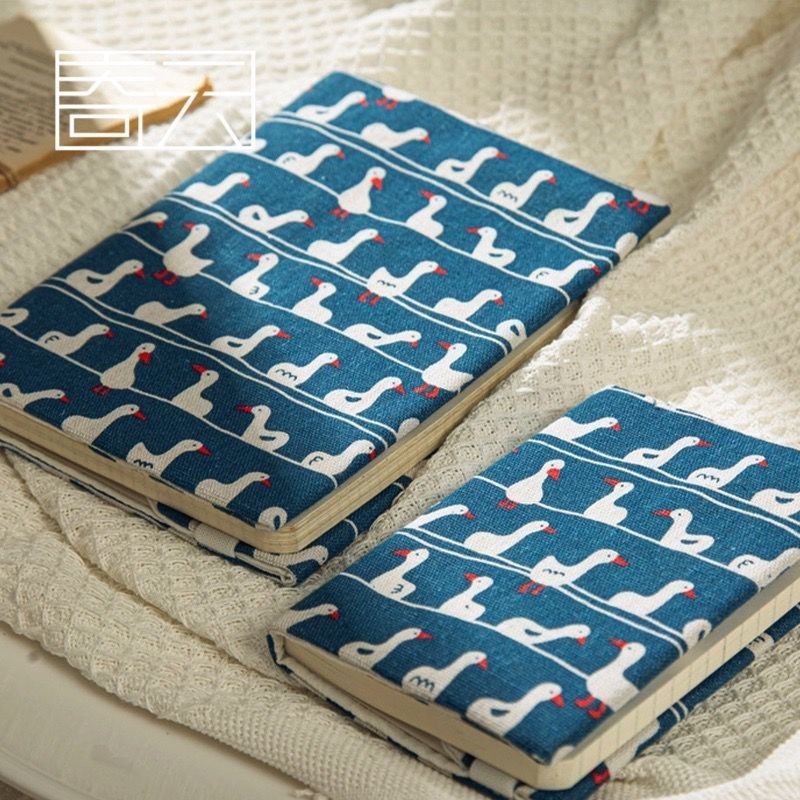 Cute Duck Handmade Cloth Book Cover A5A6 Creative Portable Handheld ...