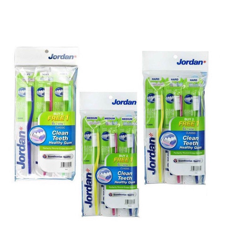 Jordan Adult Classic Toothbrush Soft/Medium/Hard | Shopee Singapore