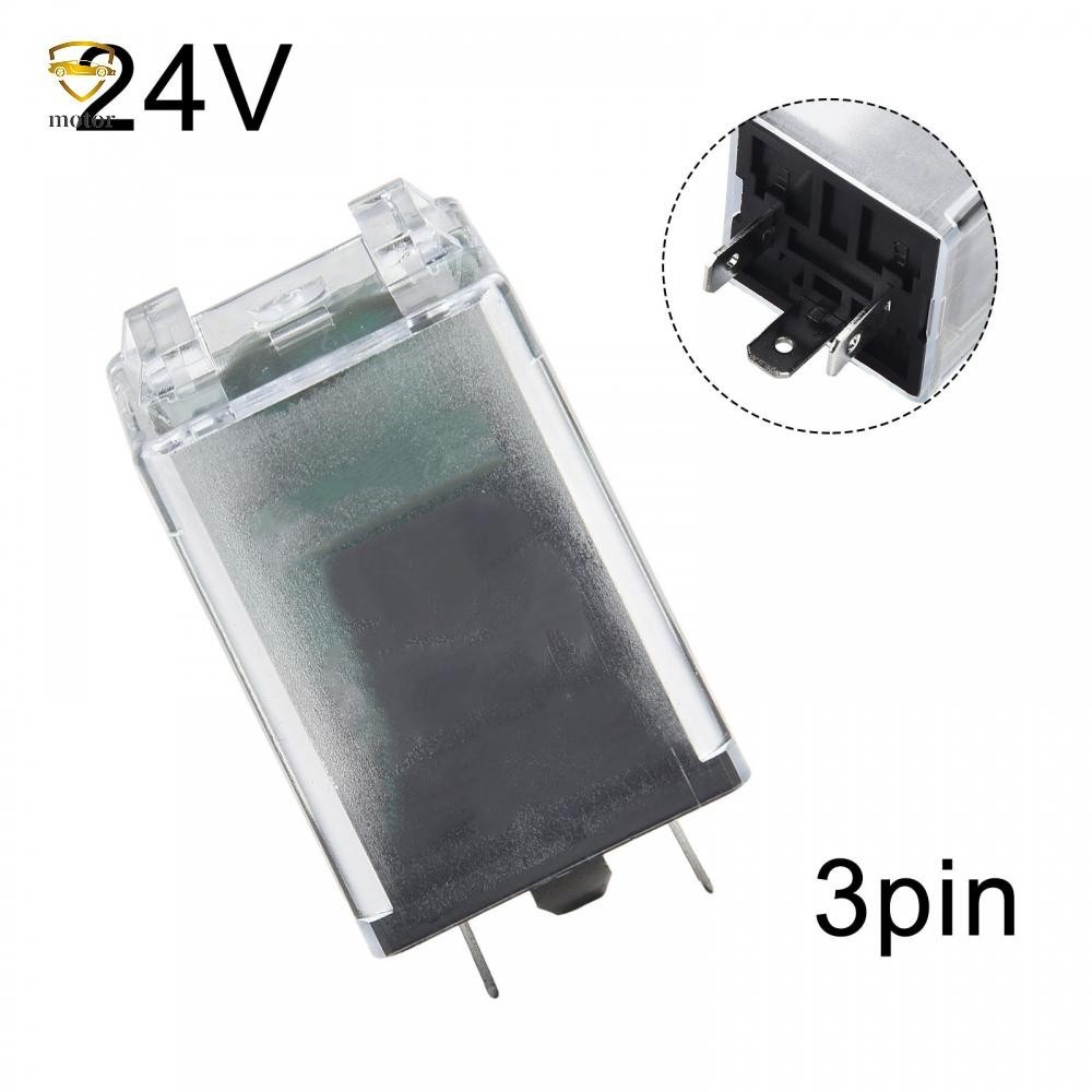 MOTORLAND~24V 3Pin LED Flasher Relay Unit/For Car Turn Signal Indicator ...
