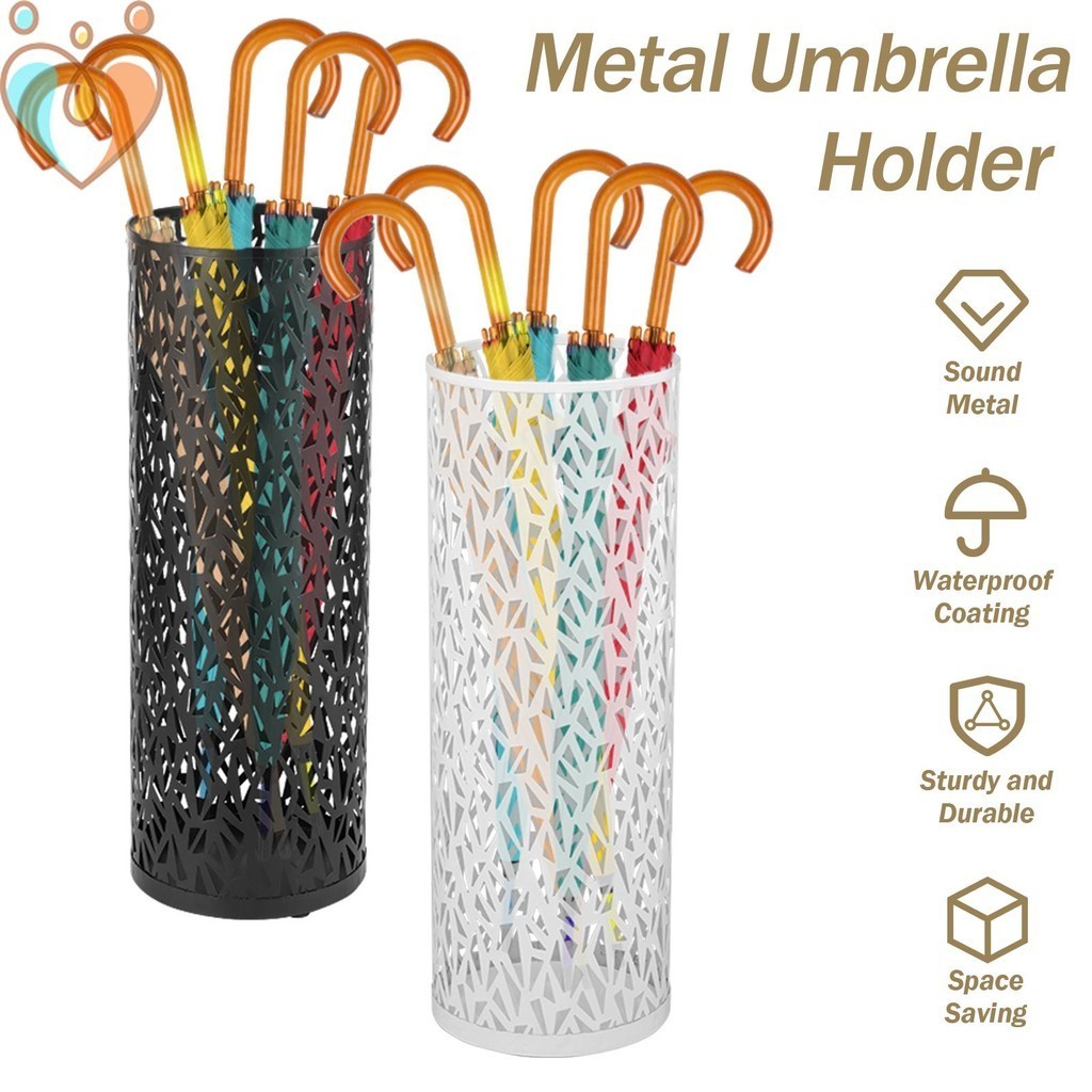 Umbrella Holder Metal Umbrella Stand Rack Freestanding Umbrella Stand ...