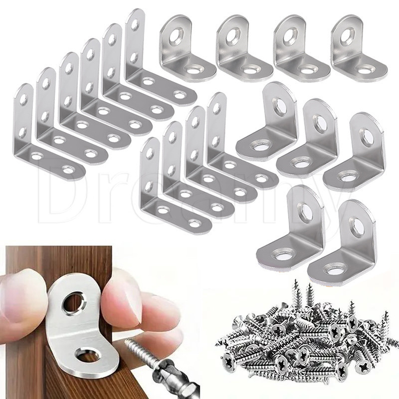 L-Shape Corner Brackets - Triangular Support Frame - Furniture Hardware ...