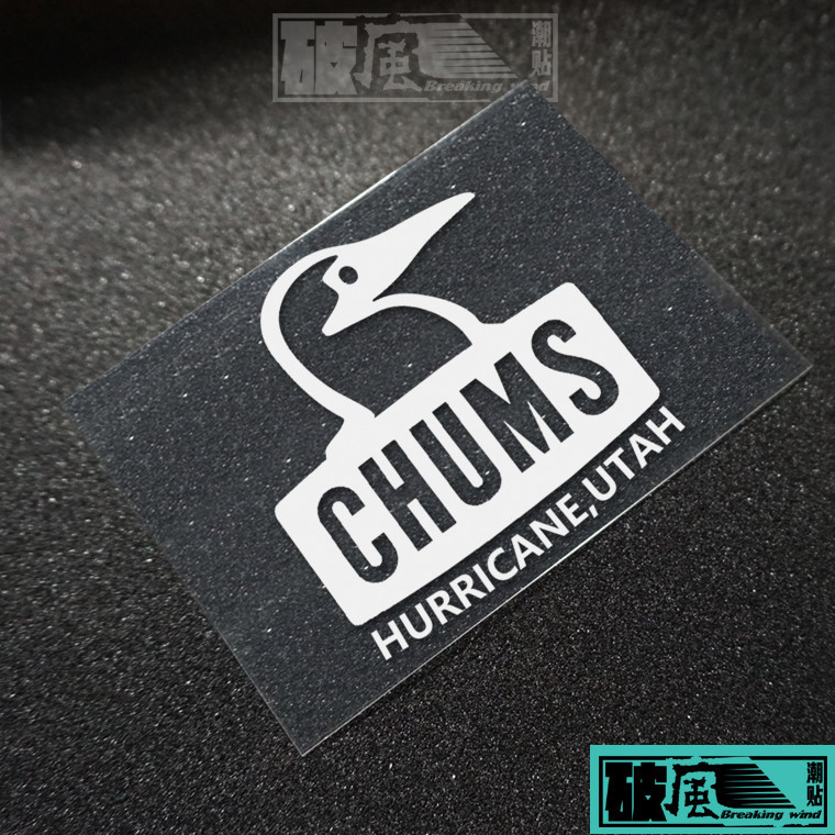 Chums Chacha Bird Car Sticker Outdoor Camper Sticker Off-Road RV Window ...