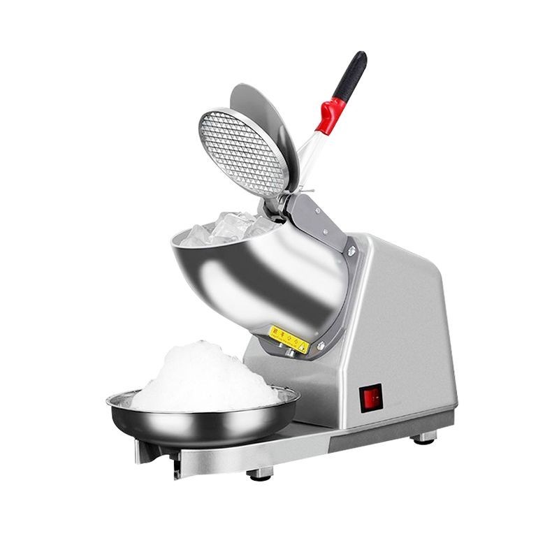 Electric 6 Blades Ice Crusher Shaver Snow Cone Maker Machine Silver ...