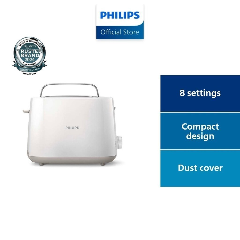 PHILIPS Daily Collection Toaster - HD2582/01 | Shopee Singapore