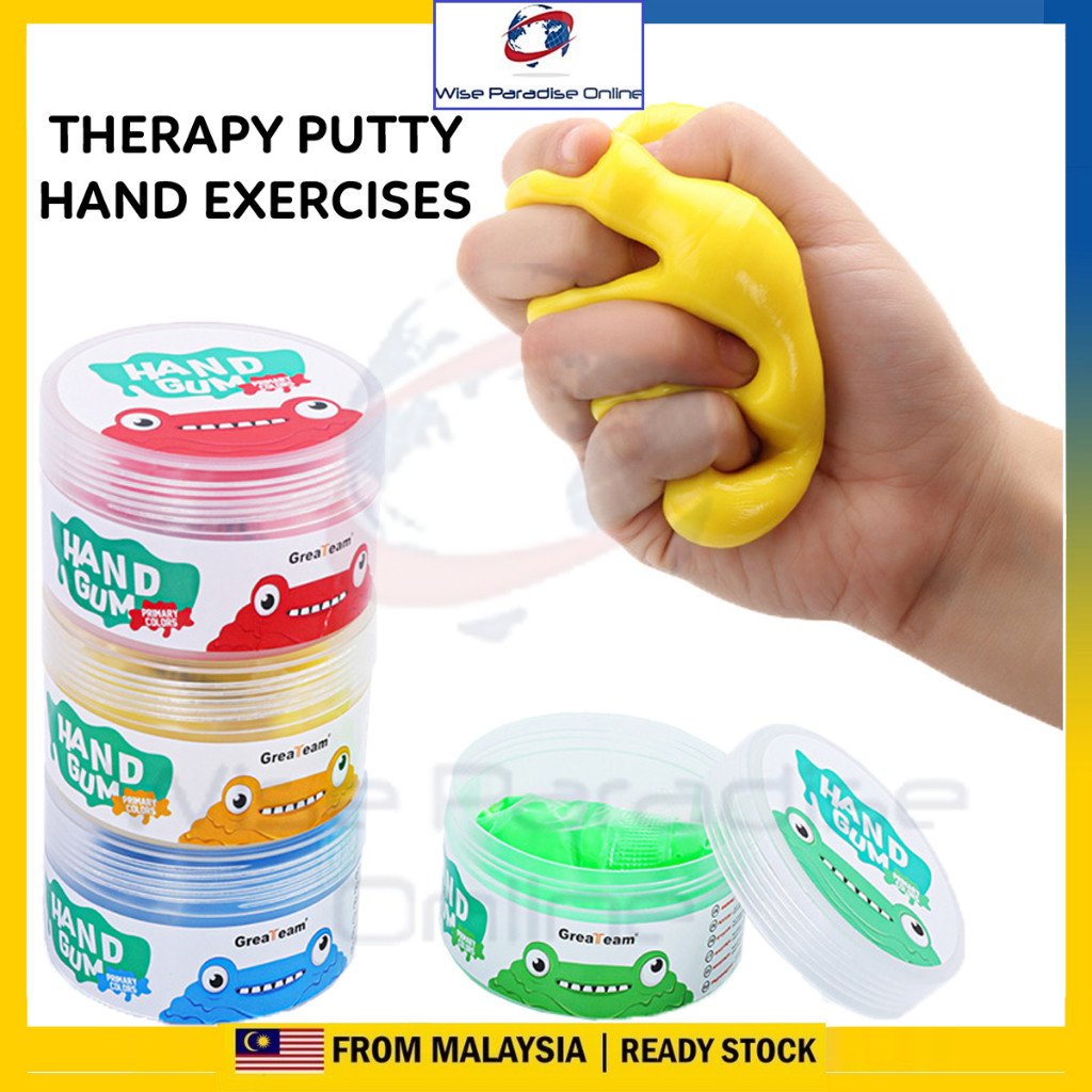 Therapy Putty 50 Gram, Finger Exercise, Fine Motor Skill Training ...