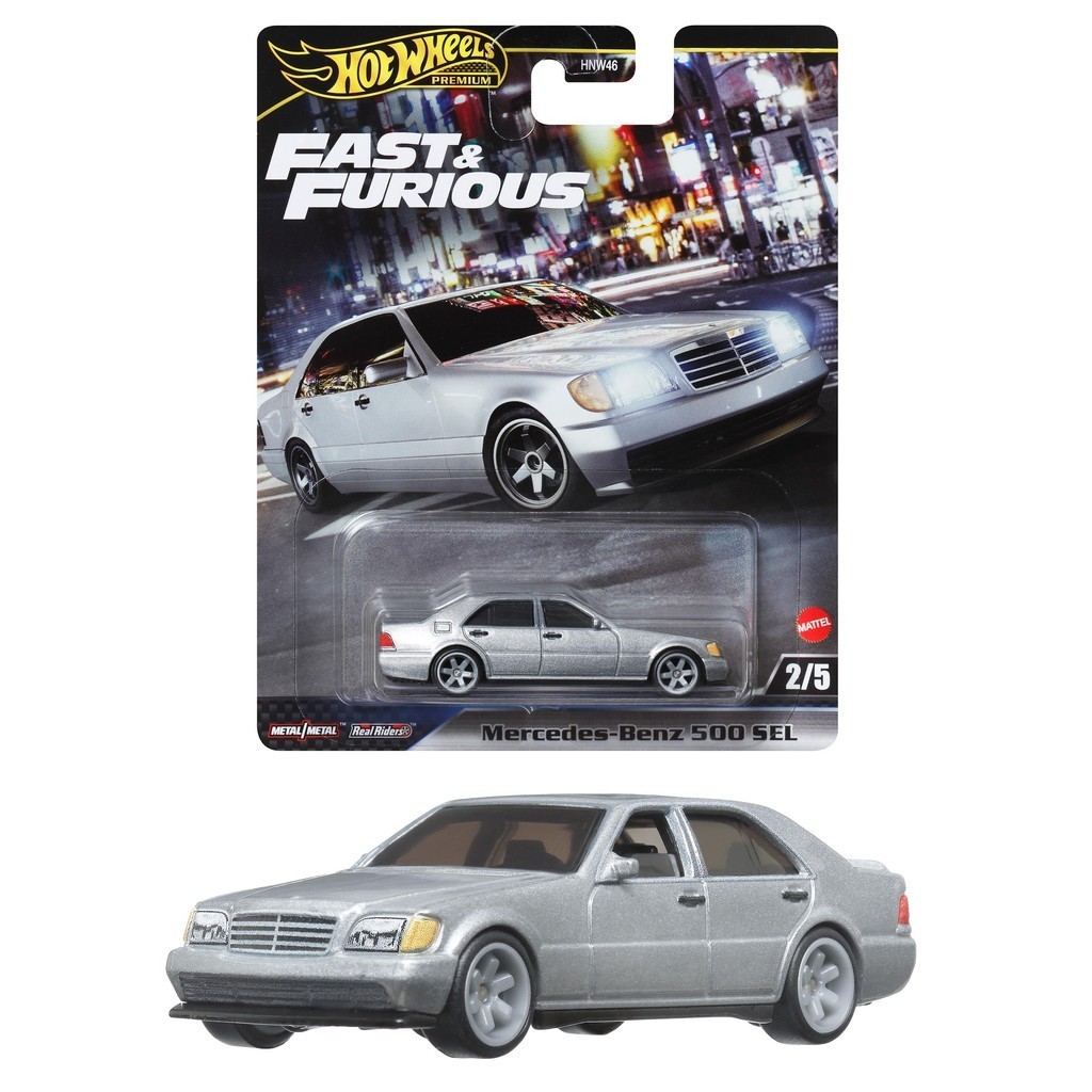 Hot Wheels Fast & Furious - Mercedes-Benz 500 SEL Vehicle Toy Mini Car ...