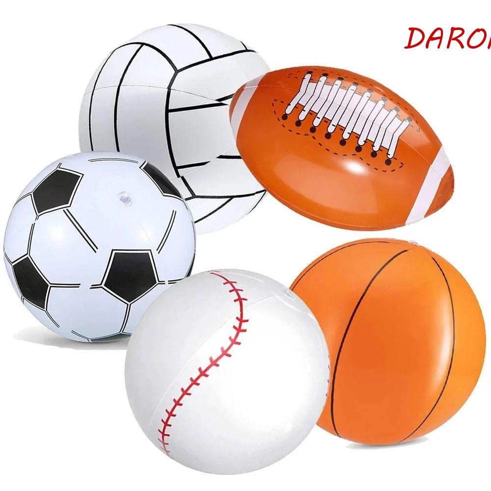 DARON Inflatable Football, Rugby Basketball Inflatable Baseball ...