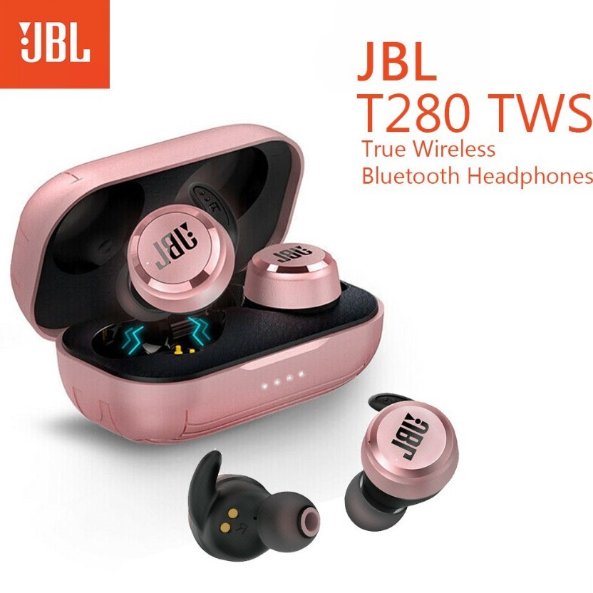 JBL T280 TWS True Wireless Earphones Bluetooth 5.0 Sports Headset Earbuds | Shopee Singapore