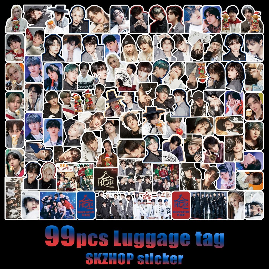 52-106pcs/set STRAYKIDS HOP GIANT ATE Stickers Lose My Breath ROCK-STAR ...