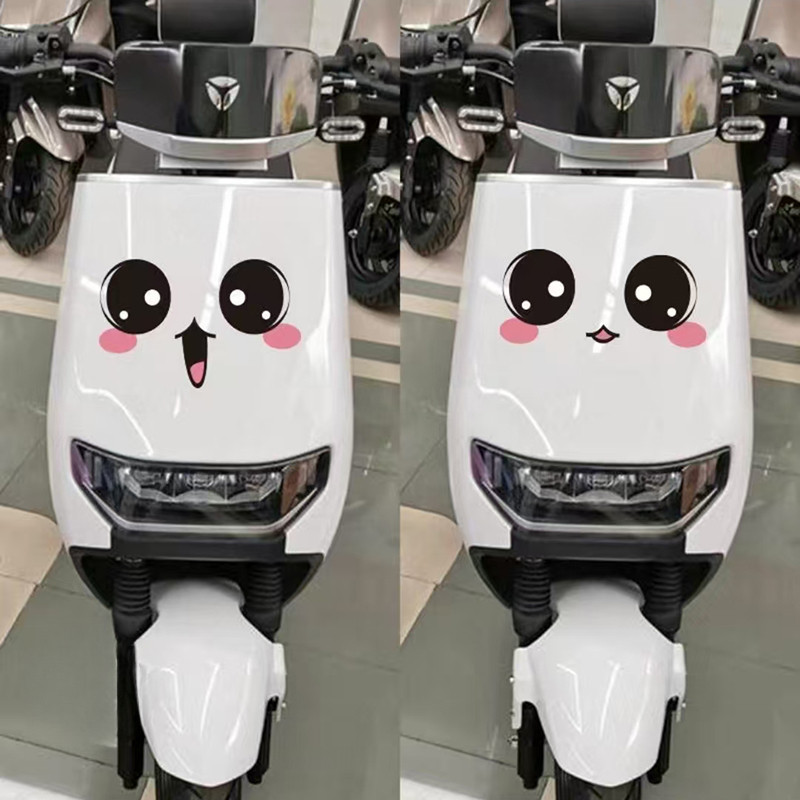 MATA / Helmet Stickers Waterproof/ Stickers Big Eye Stickers Electric ...