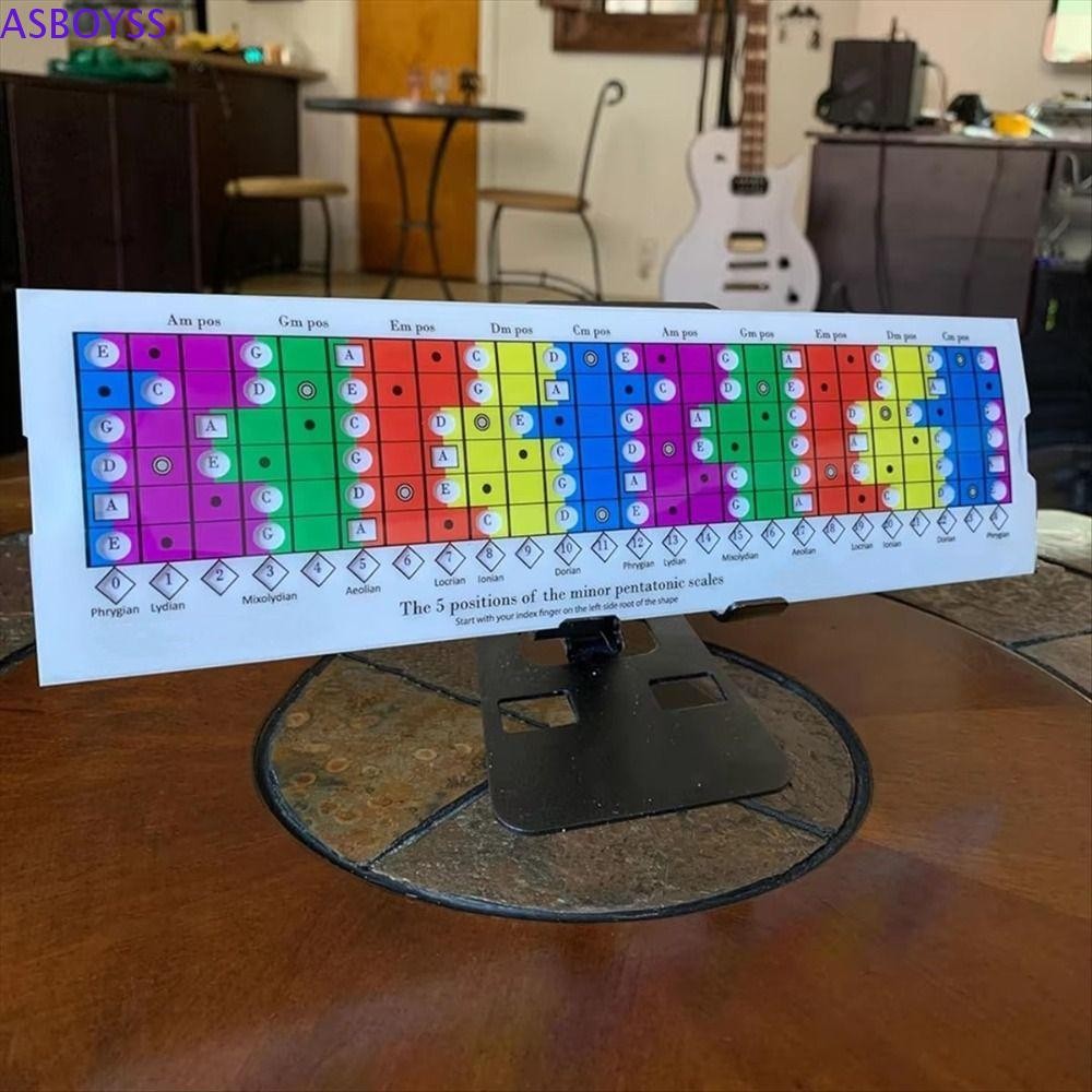 ASBOYSS Pentatonic Sliding Ruler, Fingerboard Scale Music Theory Guitar ...
