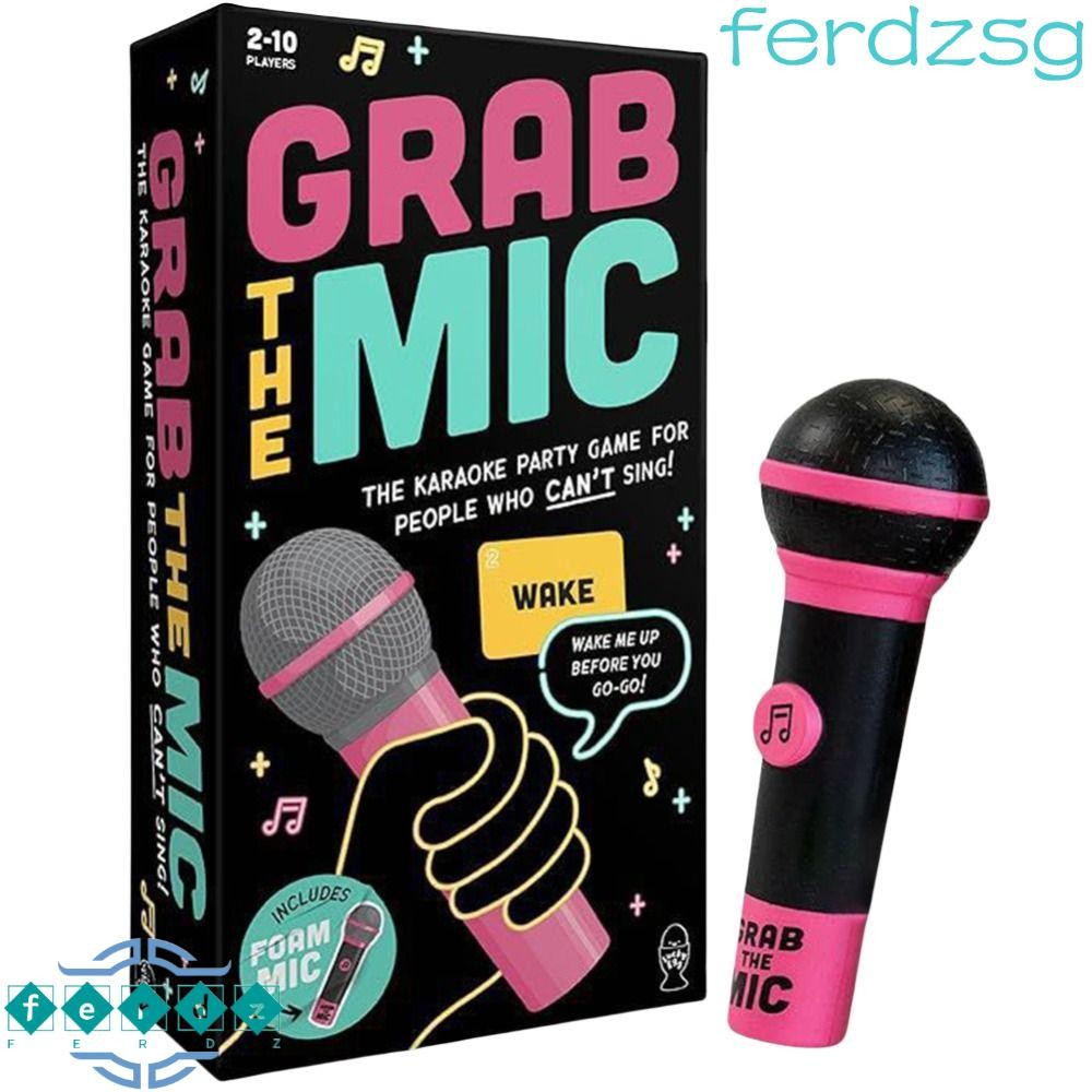 JENNIFERDZSG Grab Mic Board Games, 250 Lyric Cards Family Party Family ...