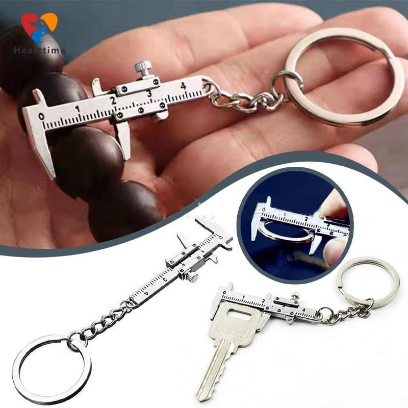 Mini Vernier Caliper Keychain Portable Rulers Calipers Keychain 0-40mm ...