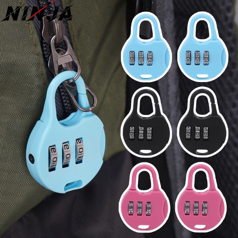 5Pcs Mini Color Password Padlock - Trolley Case Coded Lock - Backpack ...