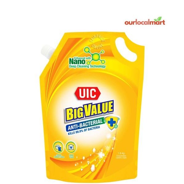 UIC Big Value Liquid Detergent Refill Antibacterial | Shopee Singapore