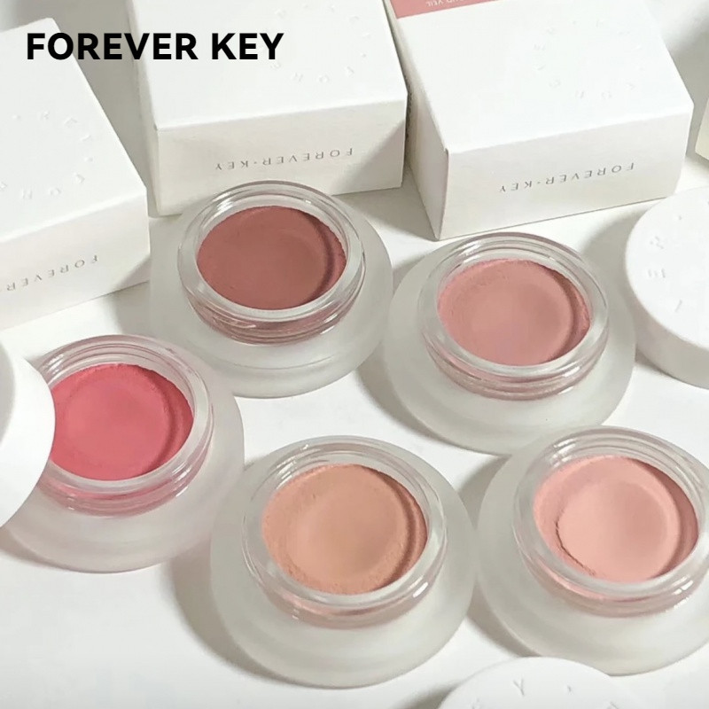 FOREVER KEY Blush Cream Nude Makeup Natural Highlight Brightening Blue ...