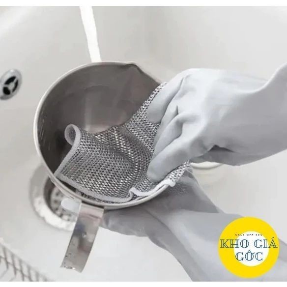 Metal Wire Kitchen Rag Sink Cleaner Pots and Dishes Cleaner, Non ...