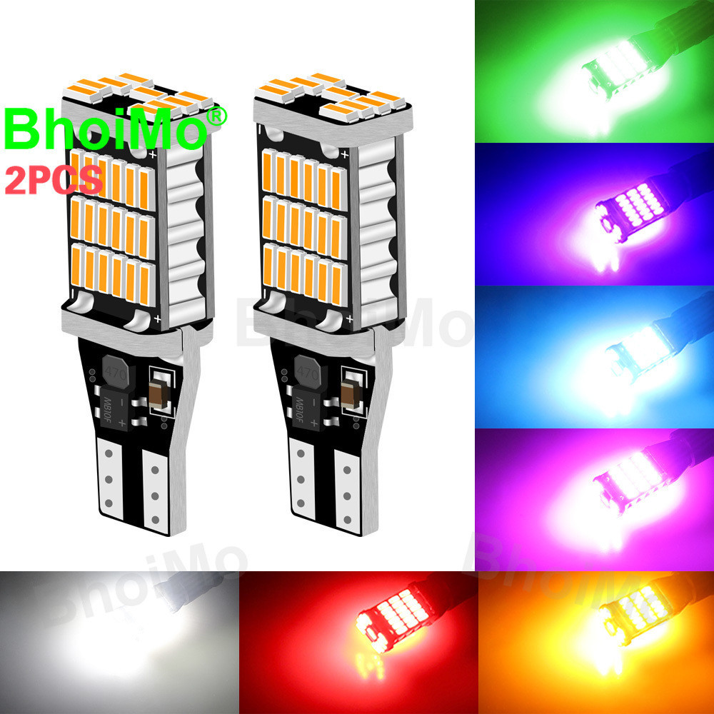 BhoiMo 2PCS T15 Led reverse light 45SMD Super bright W16W 4014 920 921 ...