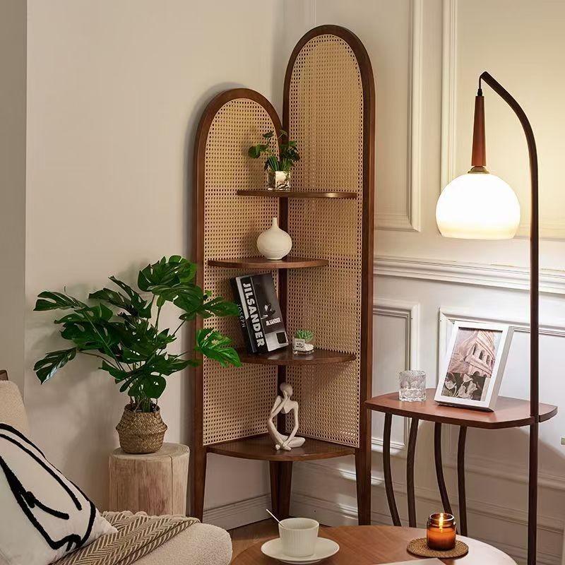 Solid Wood Corner Cabinet Triangle Cabinet Living Room Bedroom Balcony ...