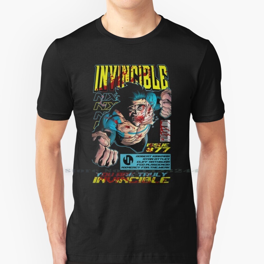 Invincible!! T Shirt 100% Pure Cotton Invincible Cartoon Villain Super ...