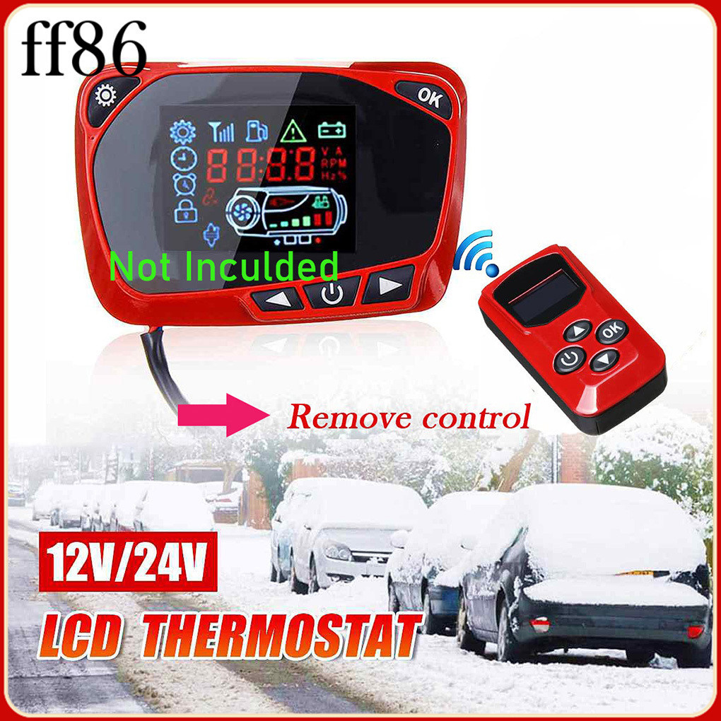 1/2 Universal Diesels Air Heater Monitor Display Switch 4 Button Remote ...