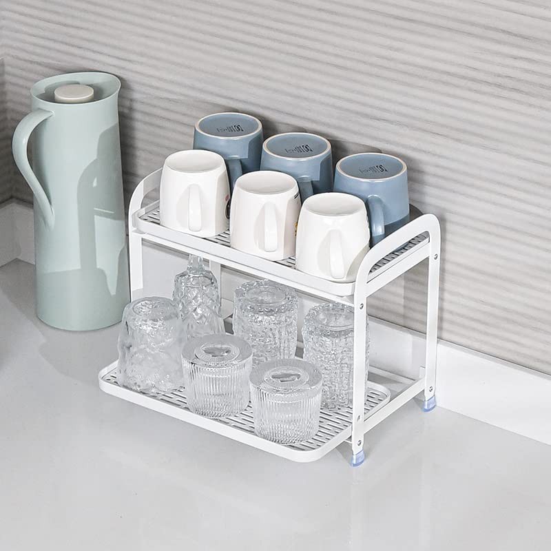 GOENDR Countertop Cup Stand with Drainage Tray Drainage Tray Drainage ...