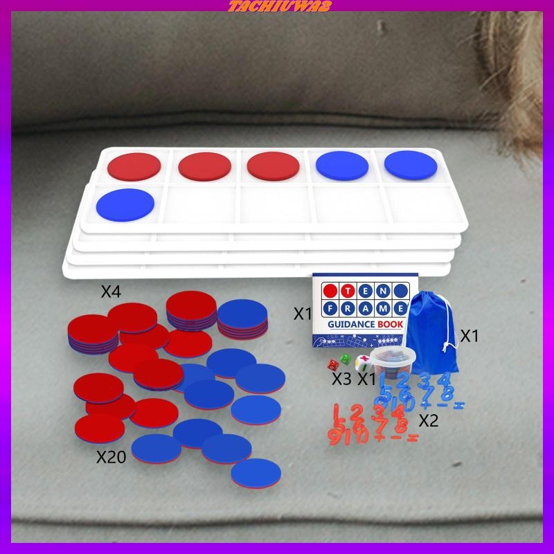 [Tachiuwa2] Set of Ten Math Game Counters Math Tool Manipulators for ...
