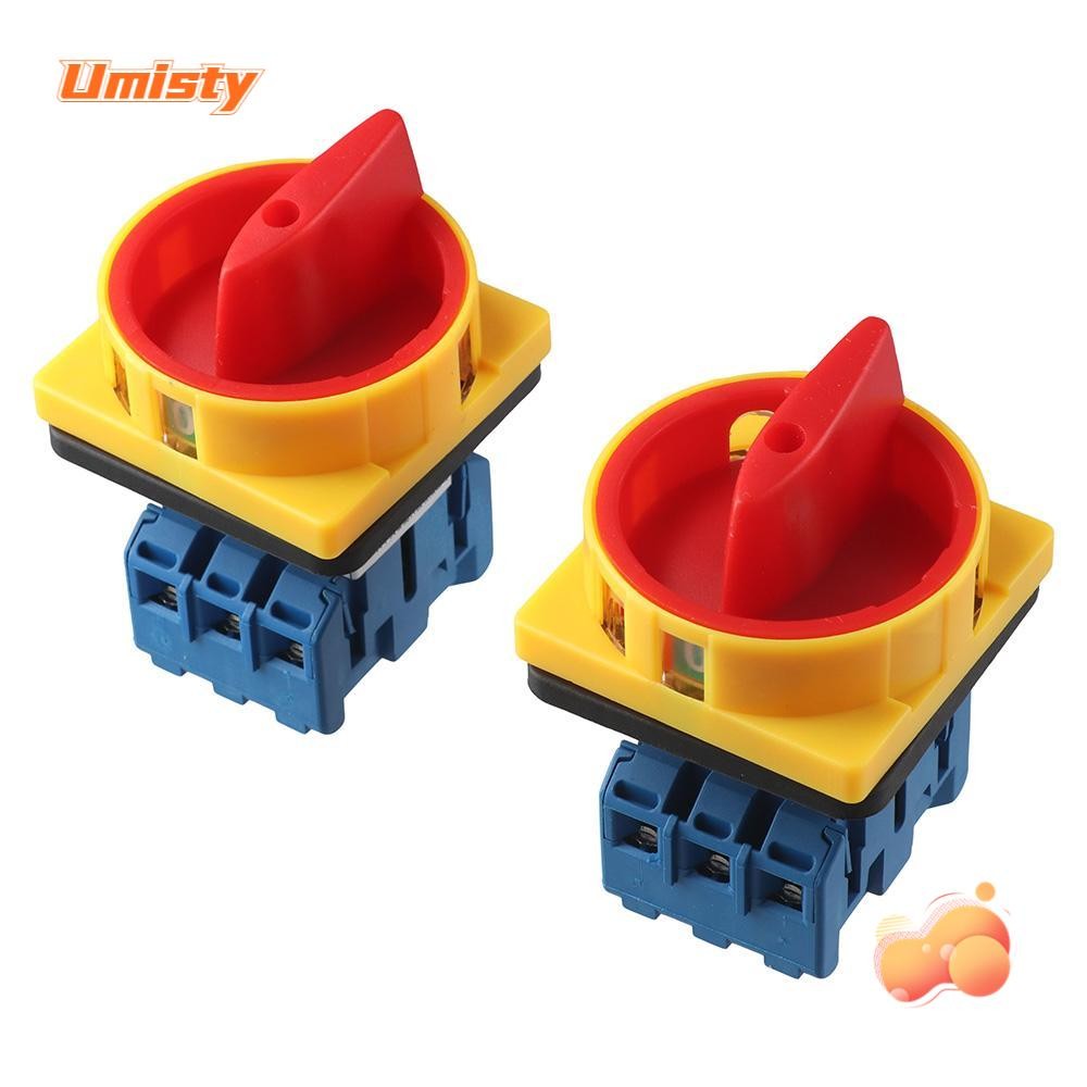 UMISTY On- Power Switch, 3-Pole 25A/32A Rotary Cam Changeover Switch ...