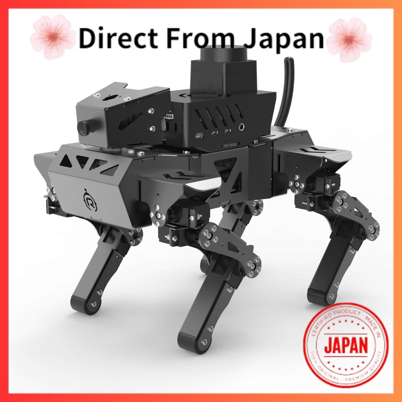 【DirectFromJapan】XiaoR GEEK Bionic Robot Dog with 4 Legs, Raspberry Pi 4GB and TOF Lidar ROS ...