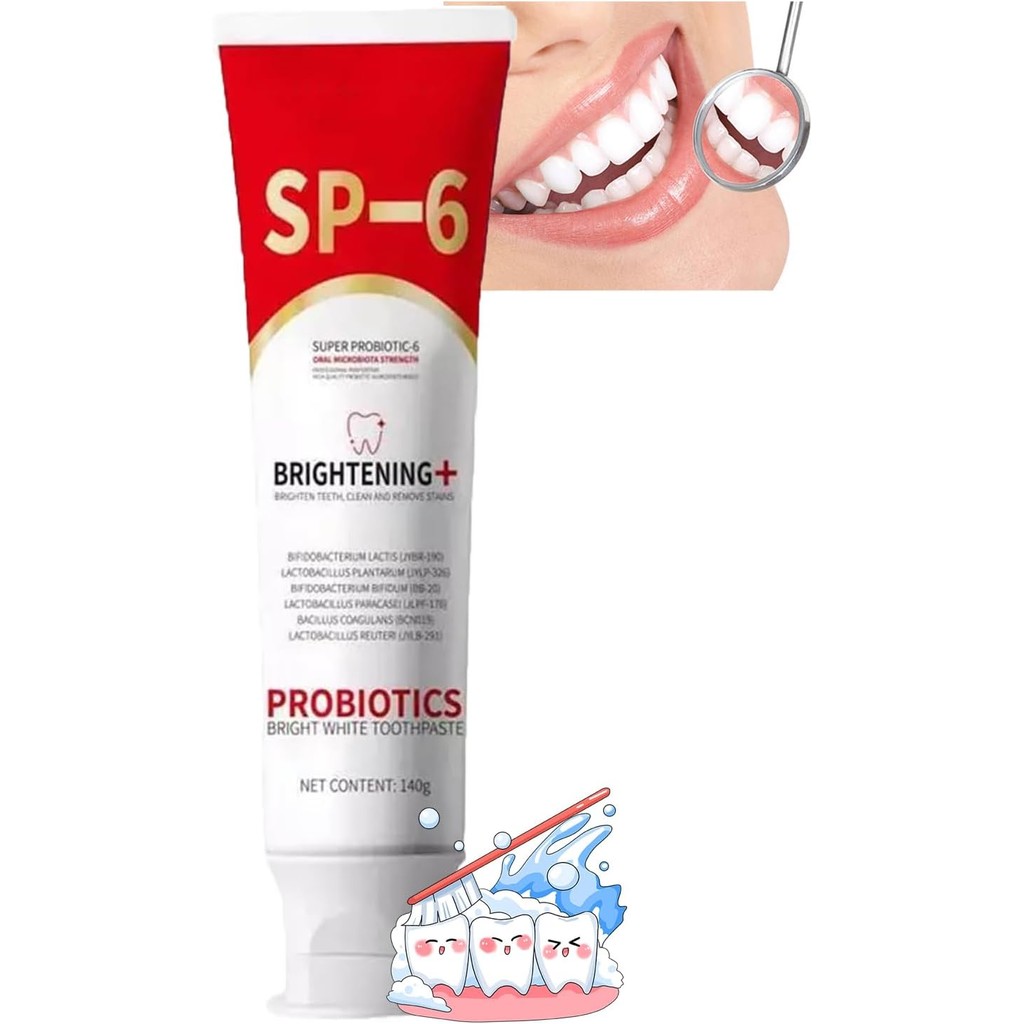 MS DRWIKEY Probiotics Bright White Toothpaste, 120g Ms Drwikey Super ...