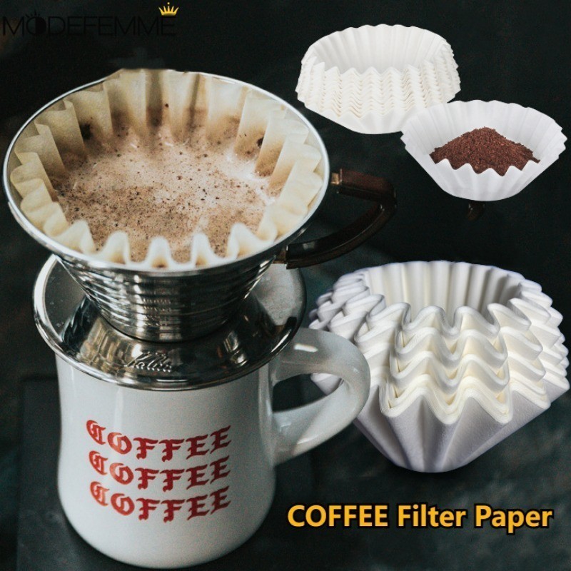 Hand-brewed Coffee Filter Paper - 50Pcs, Foldable, Disposable, Eco ...
