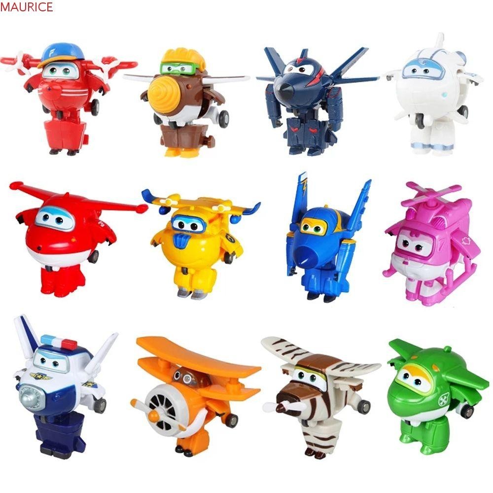 MAURICE Super Wings Animation Kids Gifts Deformation Jett Dizzy Mini ...