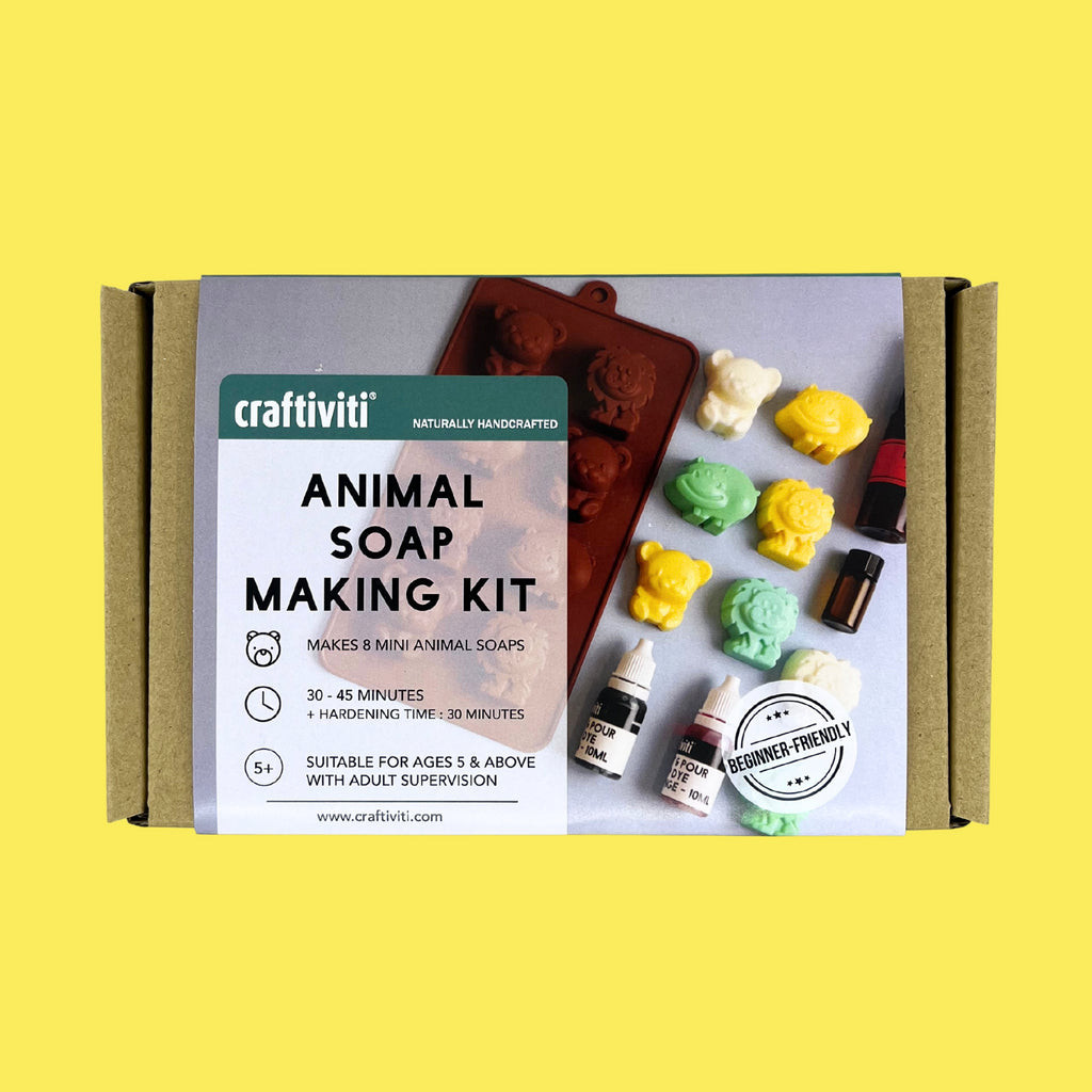 Melt & Pour Animal Soap DIY Kit | Mini Crafti-Kit Craftiviti | DIY ...