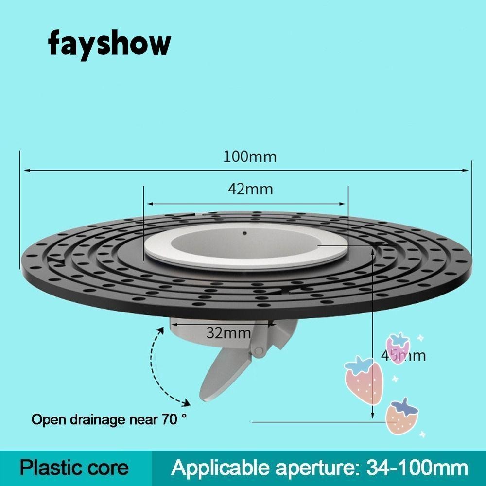 FAY Shower Floor Drain, Backflow Preventer Anti-odor Sink Strainer ...