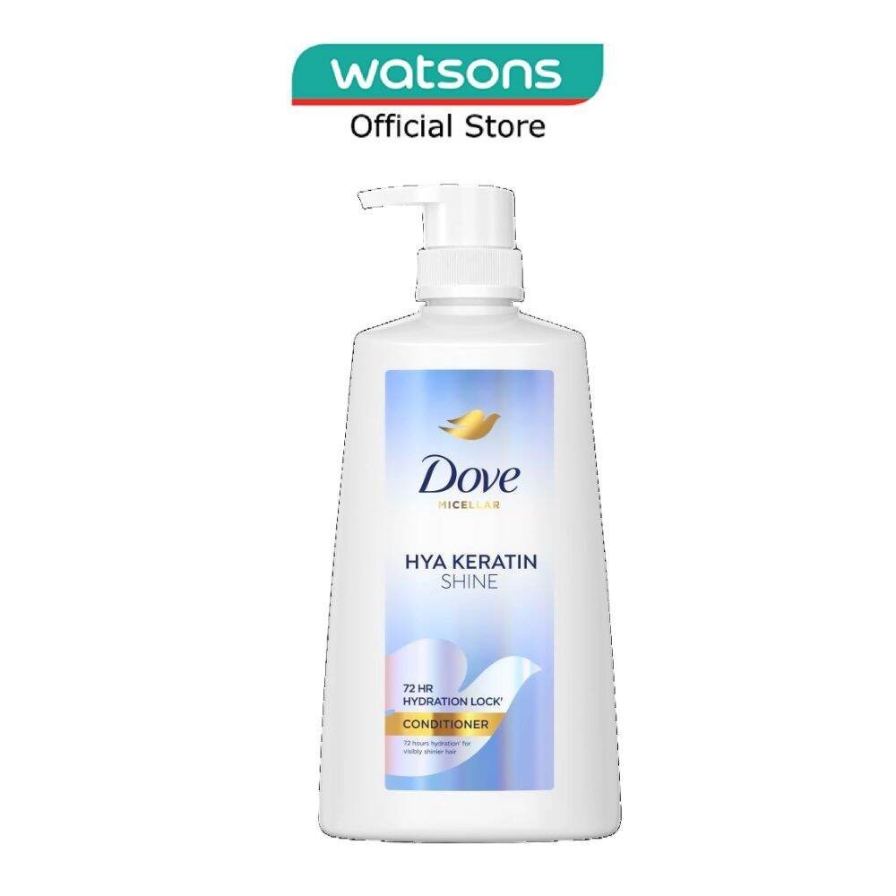 DOVE Micellar Hya Keratin Shine With Hyaluron + Keratin Conditioner ...