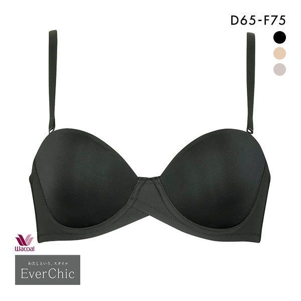 Wacoal EverChic seamless mesh half cup bra BRB694 (Sizes D-F)(40BRB694DF)(Direct from Japan)1 ...