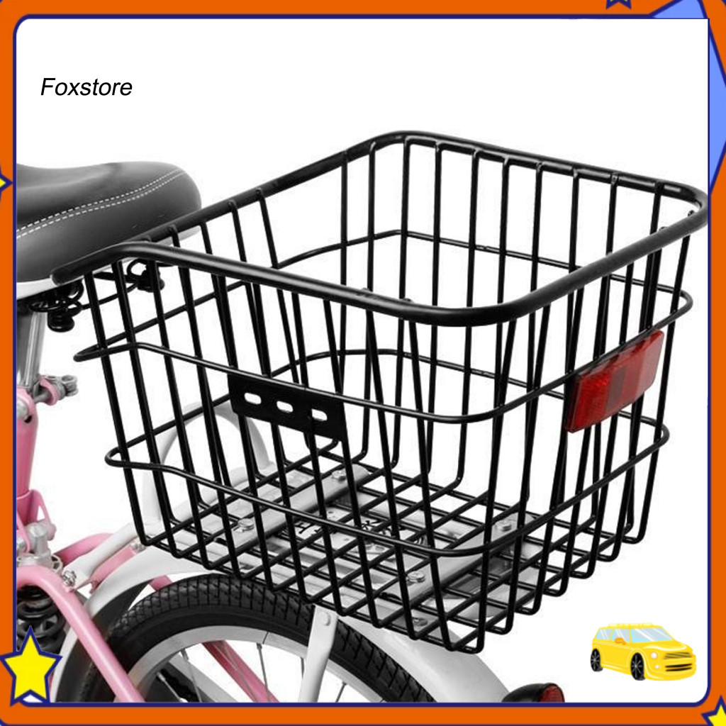 [Fx] Bike Storage Basket Reinforced Frame Bicycle Basket Universal ...