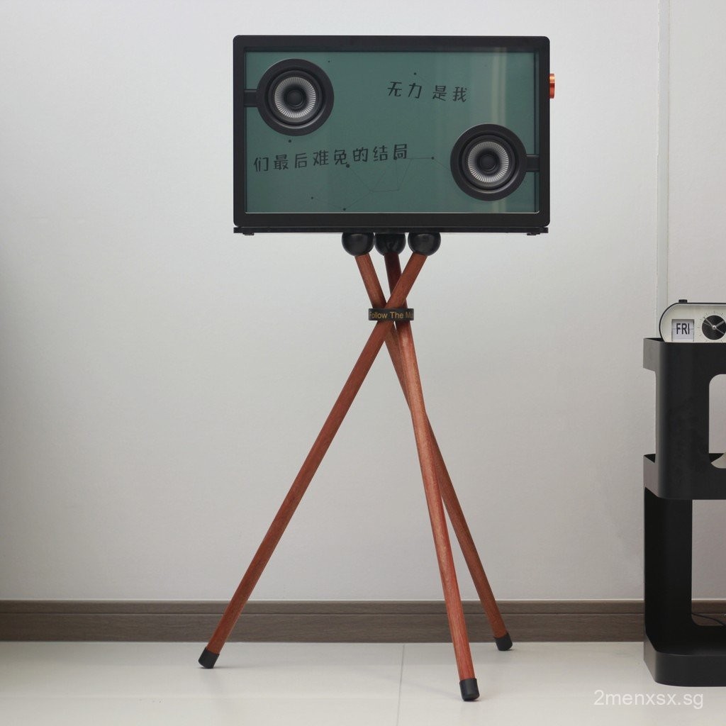 Applicable MORROR ART Speaker Solid Wood Stand Transparent Lyrics ...