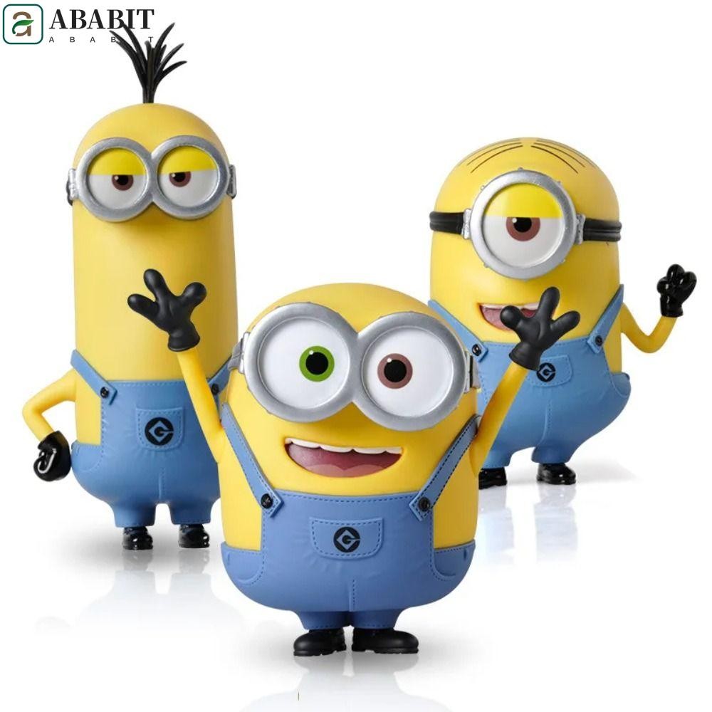 ABABIT Minion Action Figure, Kevin Bob Stuart Big Eye Minion Model Toys ...