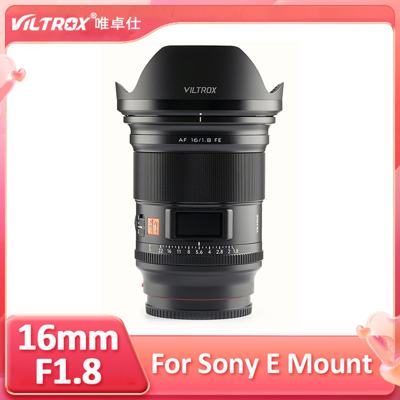 VILTROX 16mm F1.8 AF Full Frame Large Aperture Ultra Wide Angle Auto ...