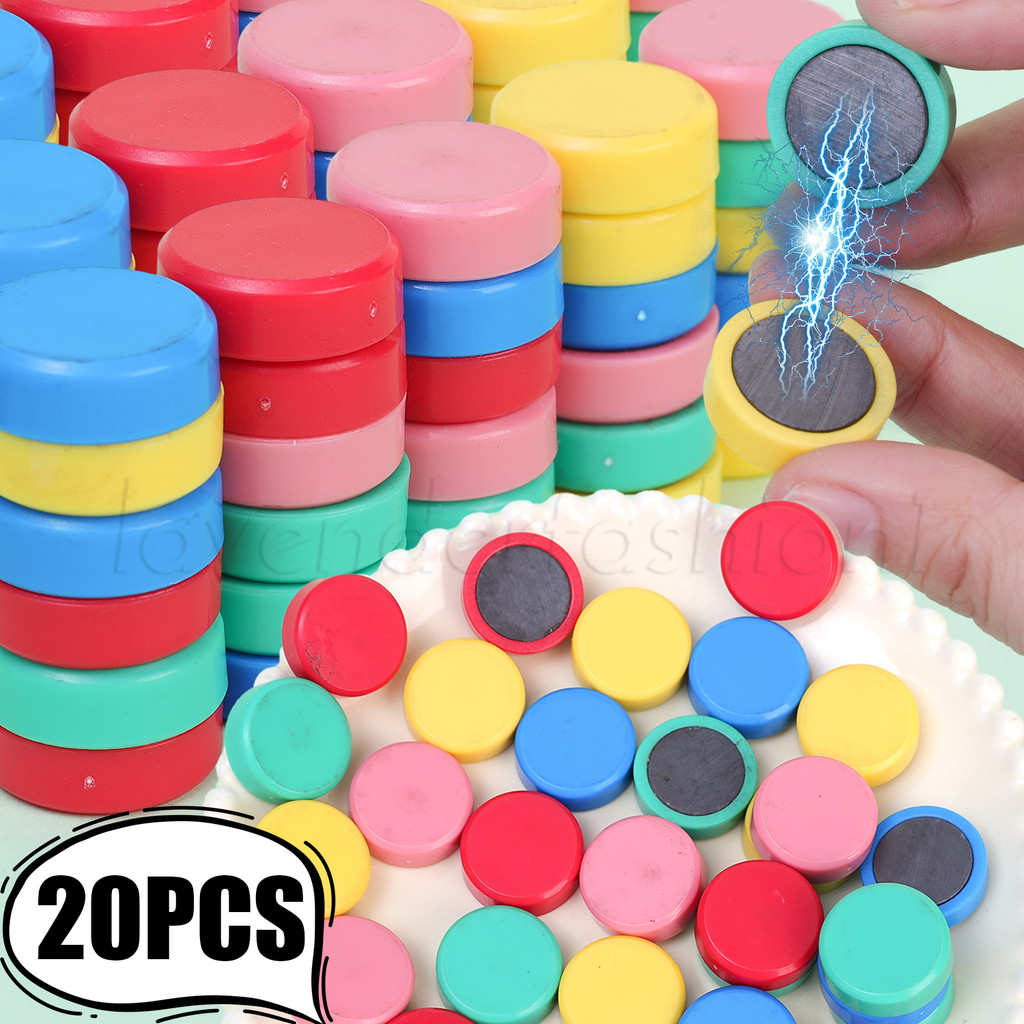 20Pcs Round Refrigerator Magnets - Waterproof, Multi-Use - DIY Decor ...