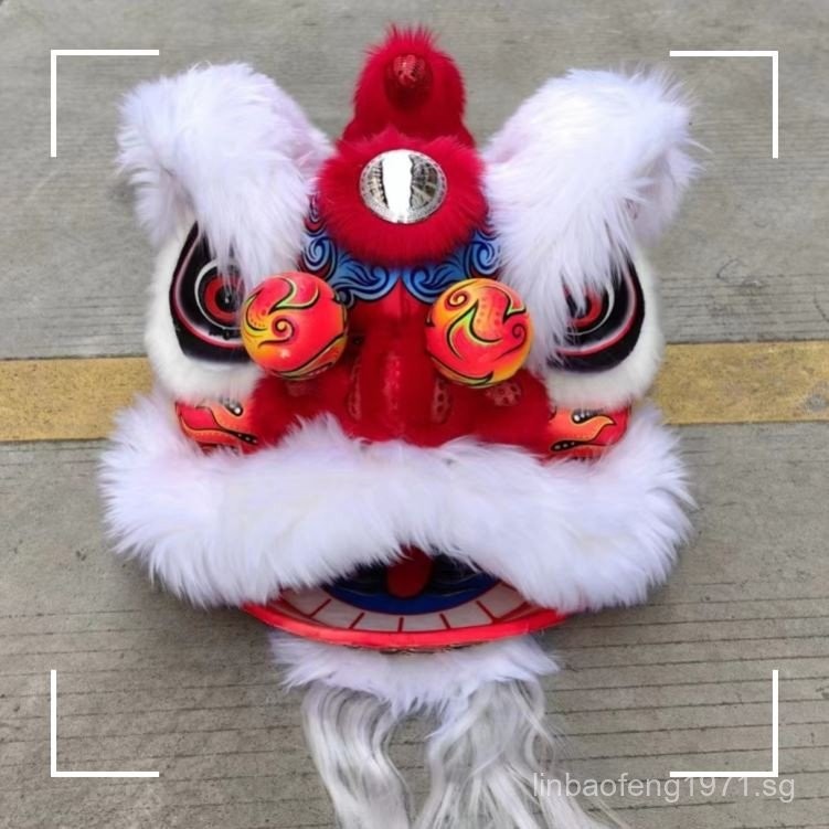 Lion Head Handmade Student Lion Dance Double Lion Awakening Lion Head ...