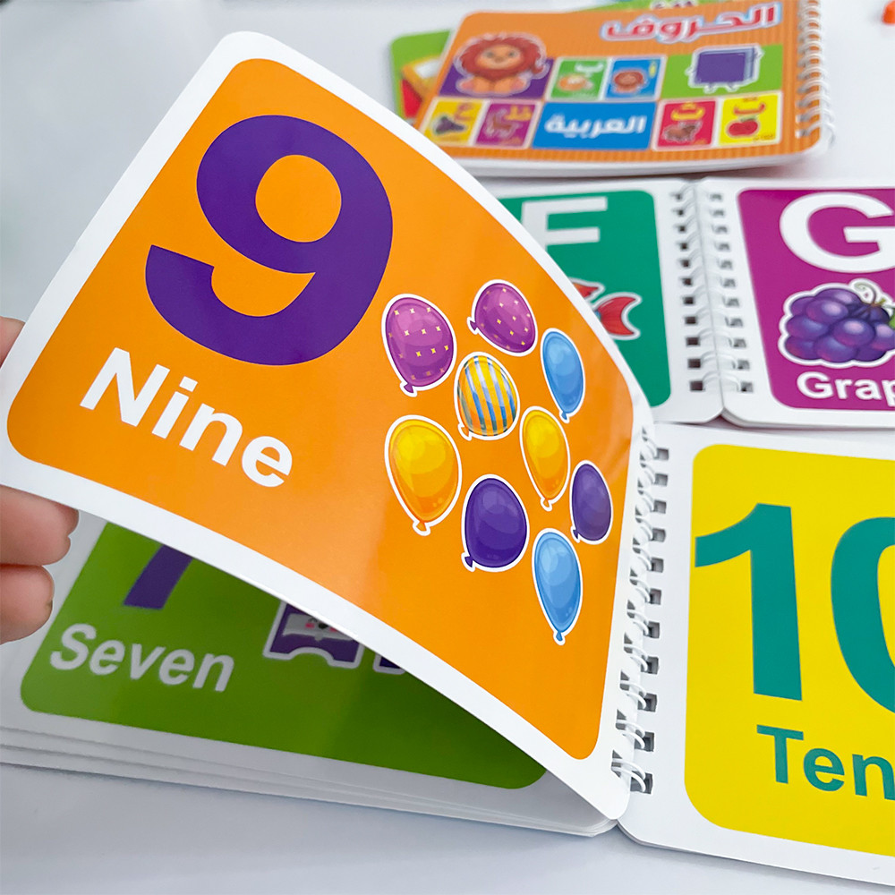 ABC Alphabet & 123 Numbers Learning Flashcards - Educational Cards for ...