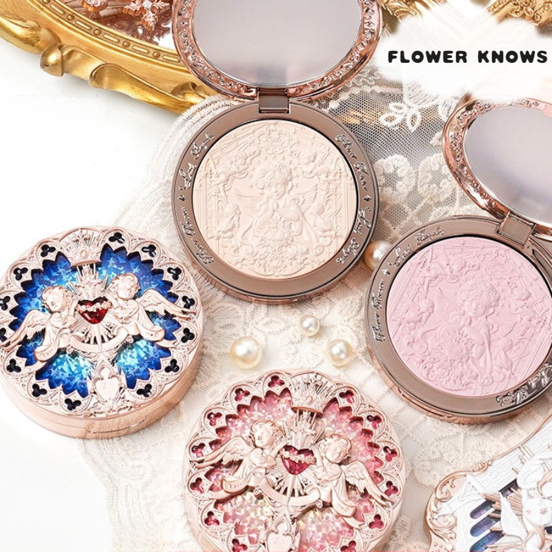 FLOWER KNOWS Highlight 花知晓高光小天使浮雕提亮高光 Little Angel Embossed Highlight ...