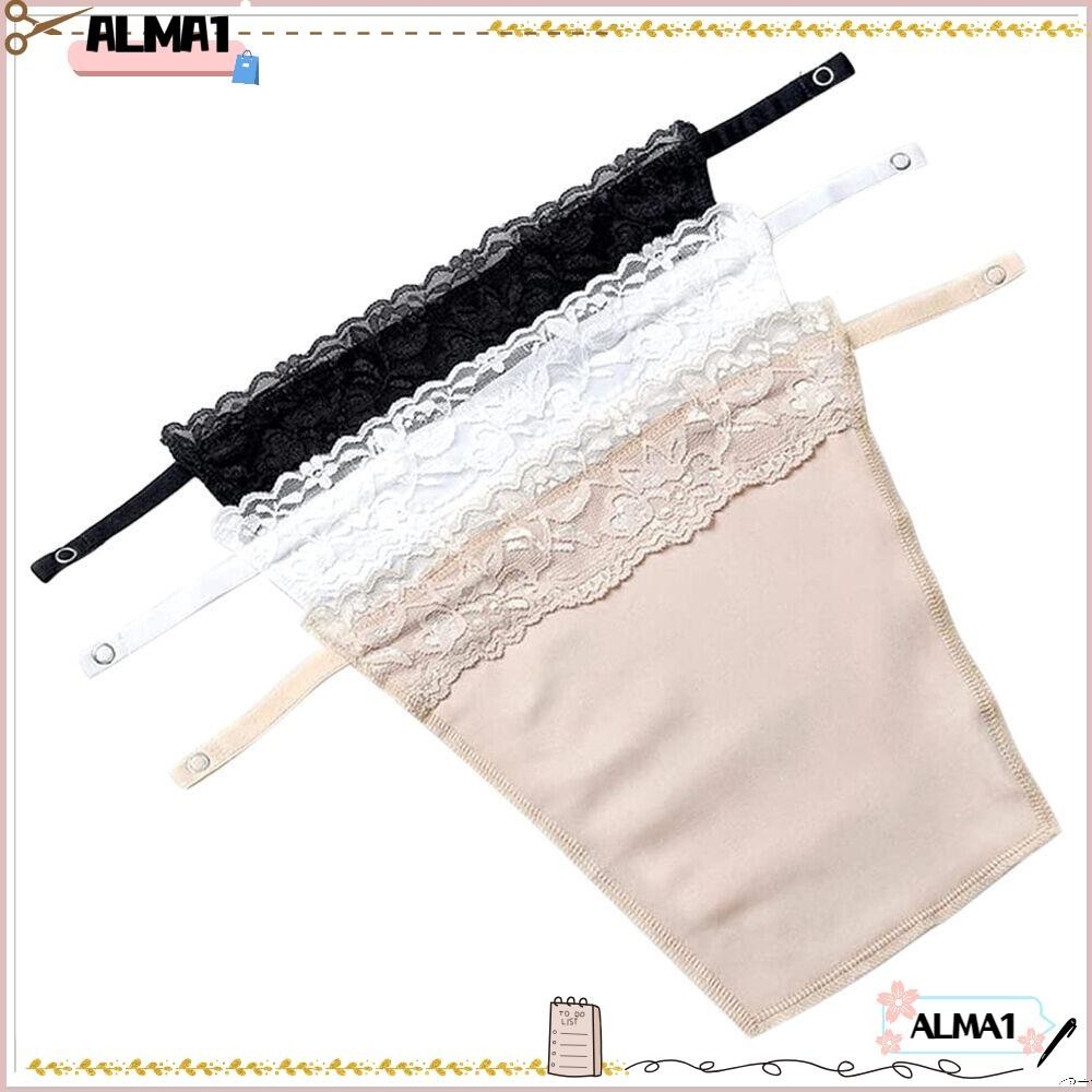 ALMA Mock Camisole Easy Mock Cleavage Cover Preventing Nudity Overlay ...