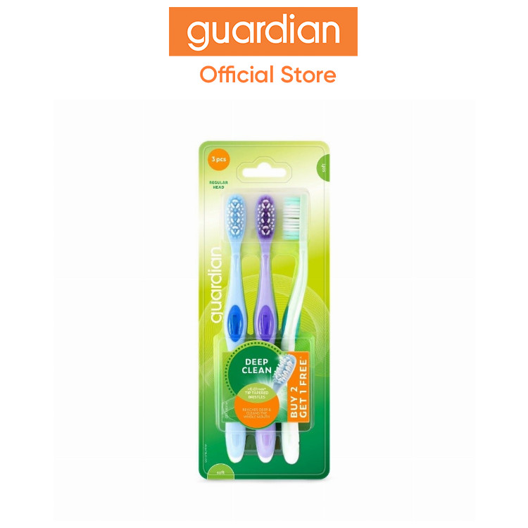 Guardian Deep Clean Toothbrush 3s | Shopee Singapore