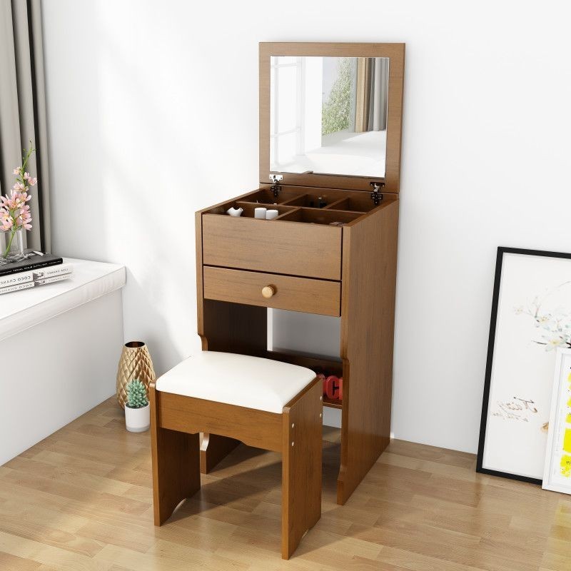 (SG Stock) Vanity Table Dressing Table Small Apartment Flip Dresser Ins ...