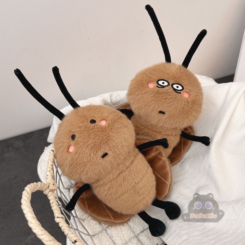 🔥现货🔥Tik TokSame Cockroach Doll 南方大蟑螂🪳Fun Cockroach Xiaoqiang Cockroach ...
